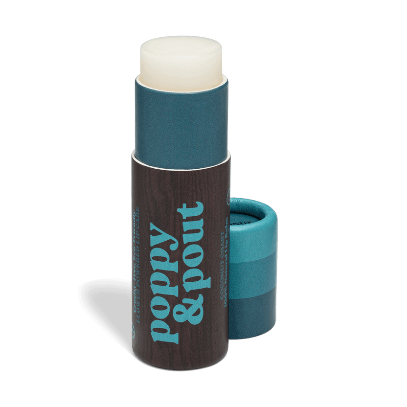 Coconut Coast Lip Balm | Retro Surf Collection | Poppy & Pout
