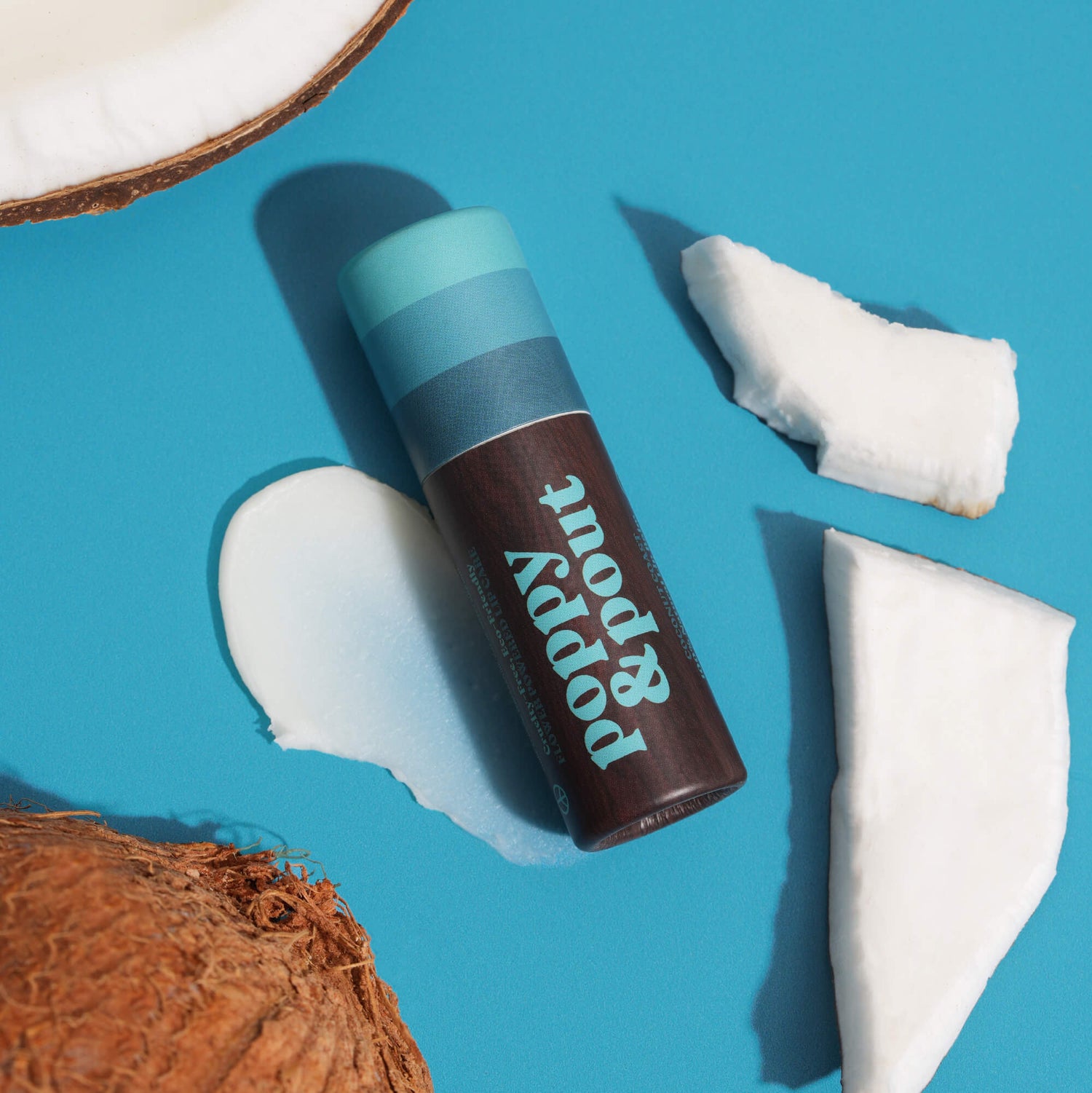 Get Natural Coconut Surf Lip Balm Online at Poppy & Pout