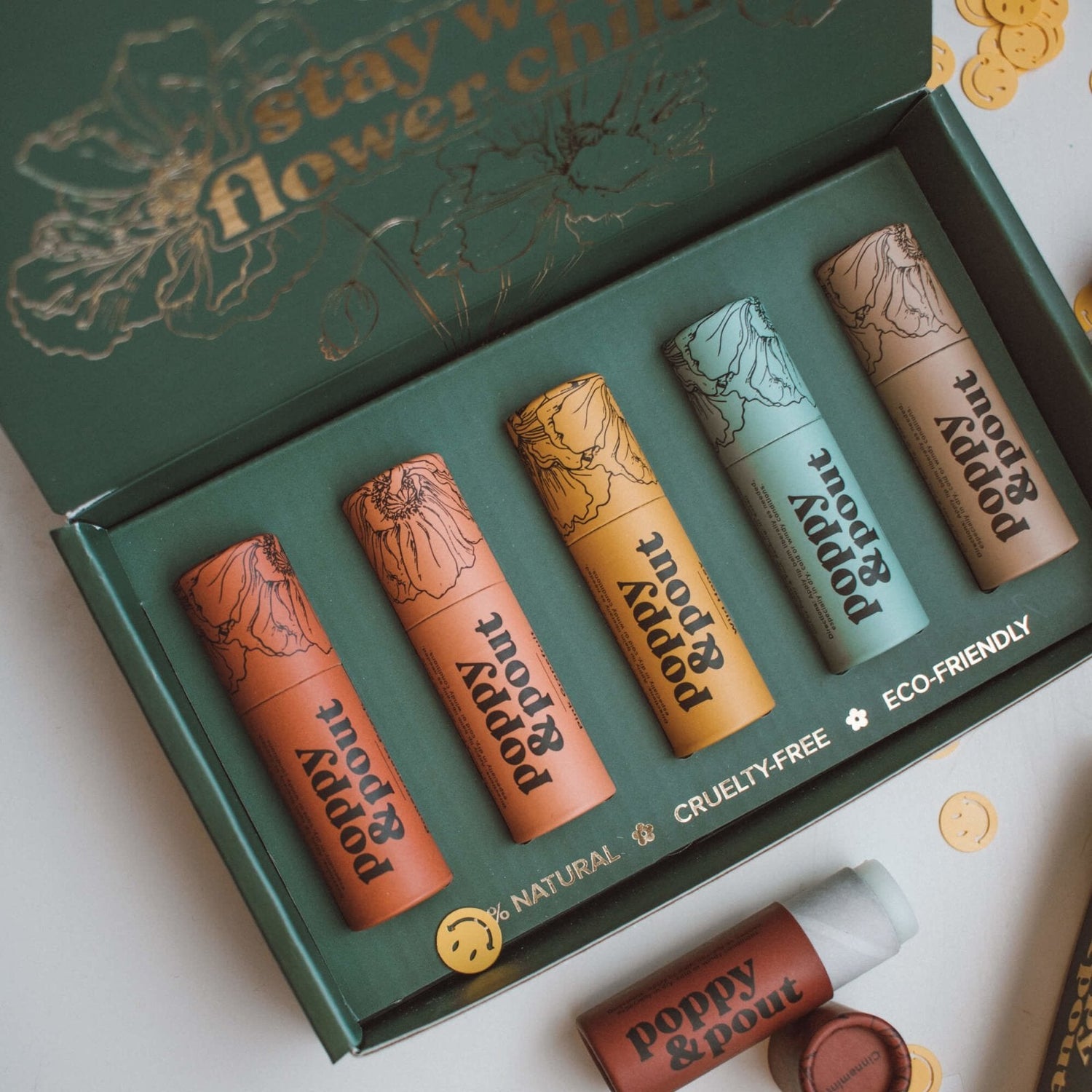 Get the Best Lip Balm 5-Pack Gift Set Online at Poppy & Pout