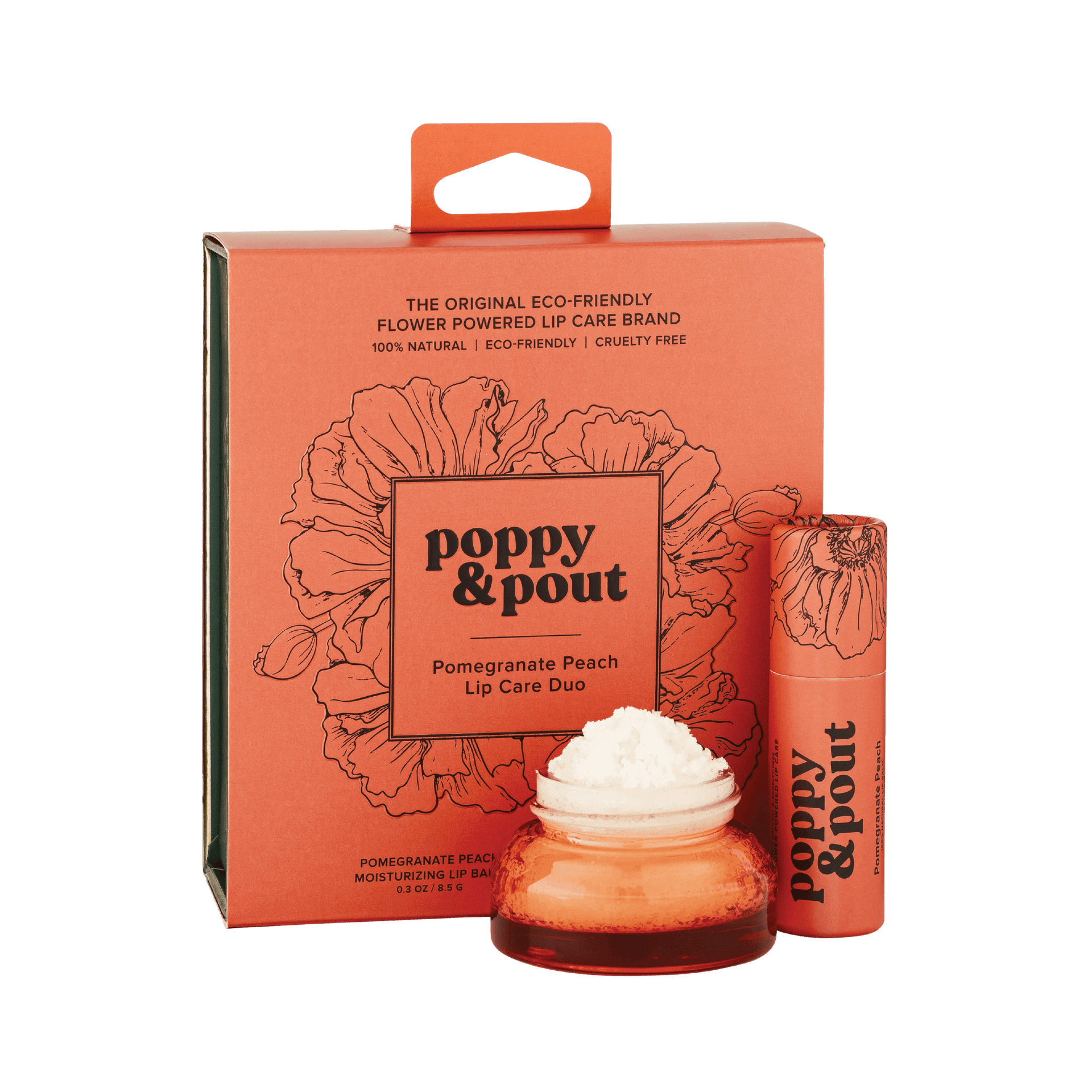 Poppy & Pout | Flower Powered Lip Care